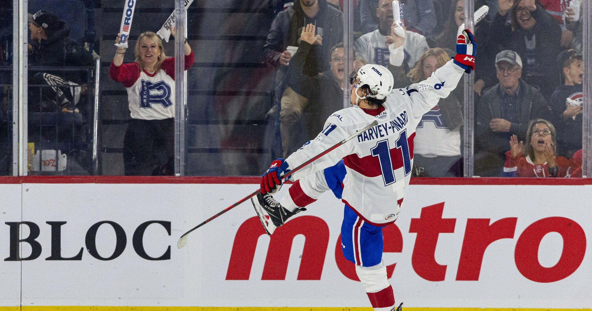 Harvey-Pinard ne perd pas de temps avec le Rocket - La Poche Bleue