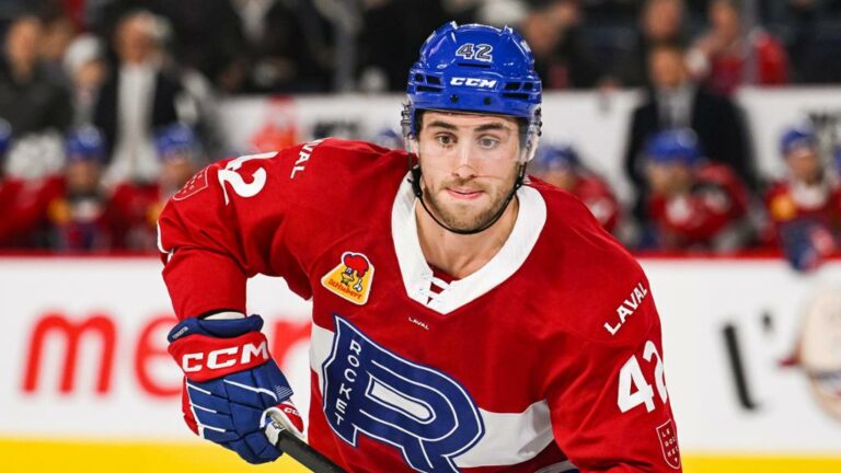 Lucas Condotta et cinq Québécois honorés dans la LAH - La Poche Bleue