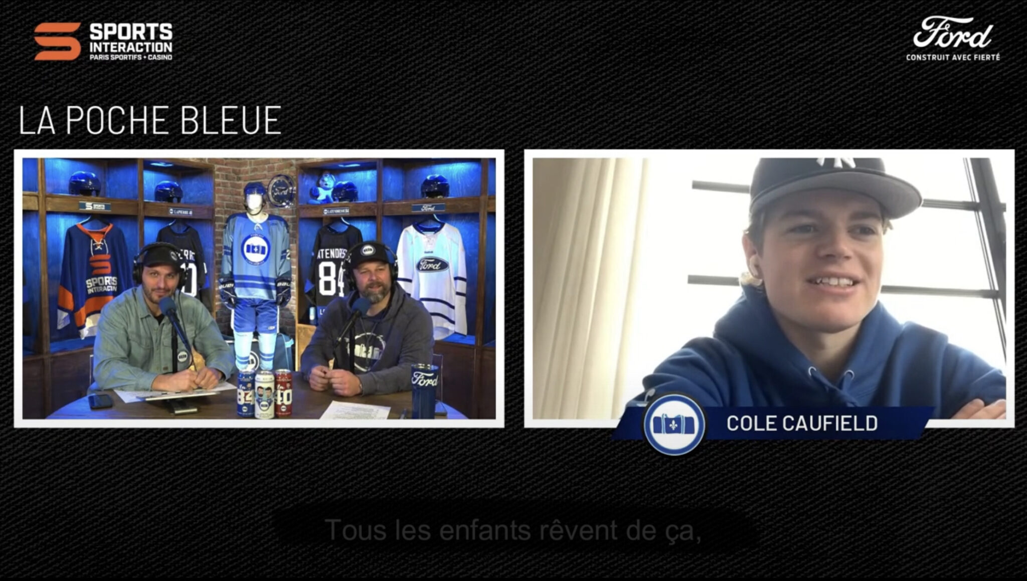 Exclusif: Cole Caufield à La Poche Bleue - La Poche Bleue