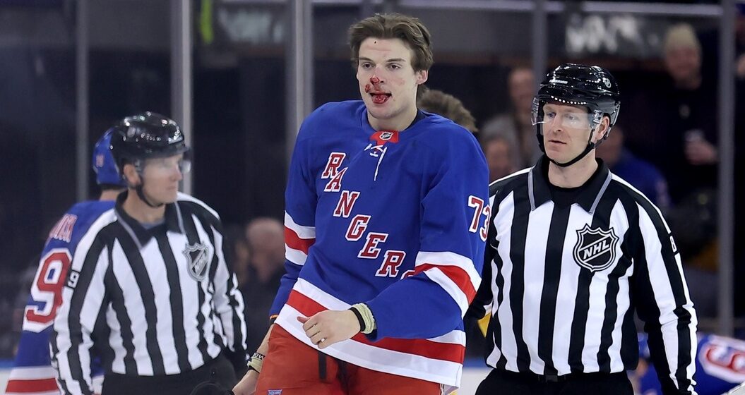 Matt Rempe fait encore des siennes - La Poche Bleue